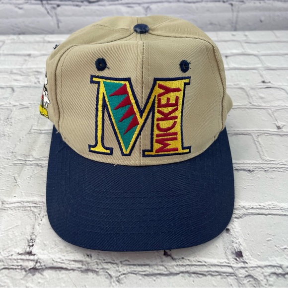 Disney | Accessories | Vintage Mickey Mouse Hat Cap Snap Back Disney ...